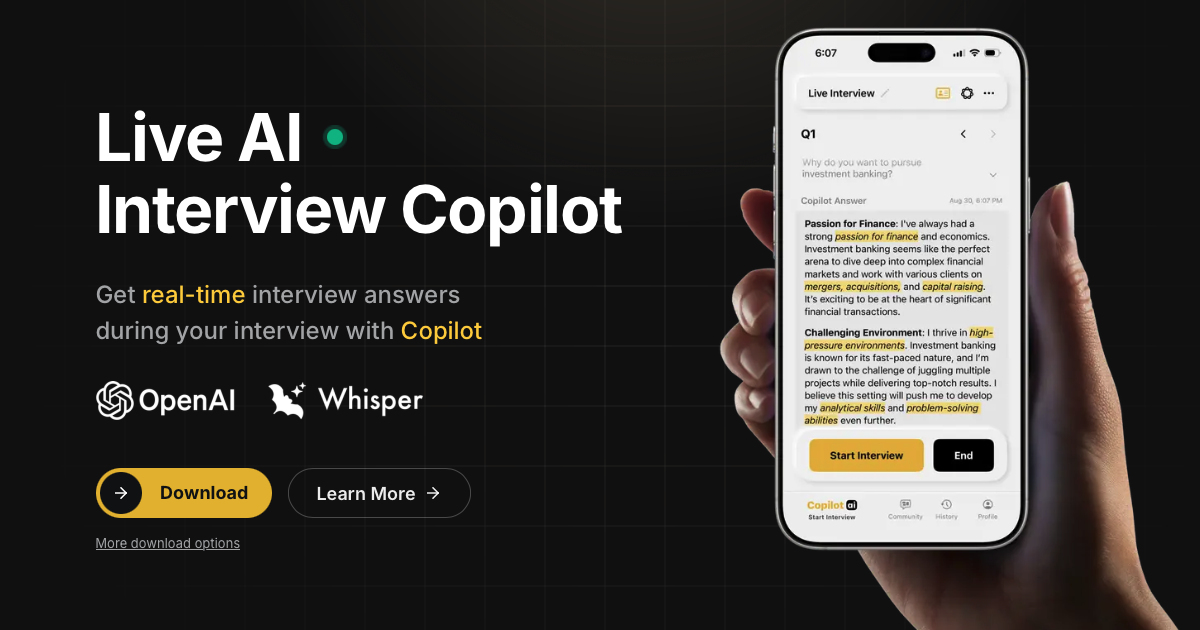 Interview Pilot - #1 AI Interview Copilot & Prep Tool (120K+ Users)